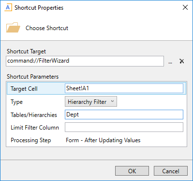 Using the Filter Wizard in an Axiom form