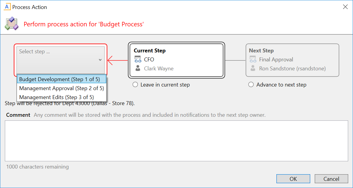Completing a task in a plan file process