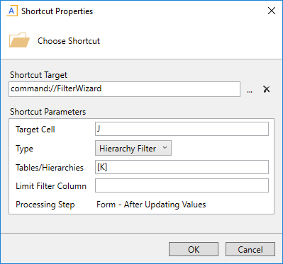 Using the Filter Wizard in an Axiom form