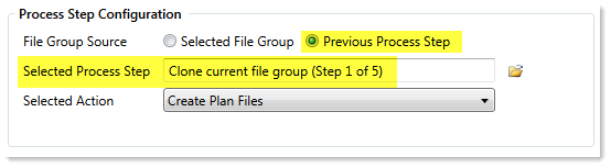 Using the result of a previous step