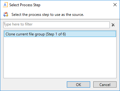 Using the result of a previous step