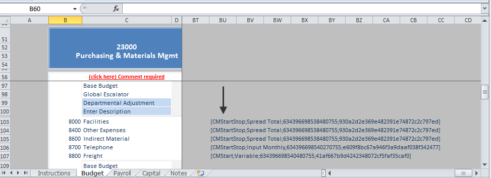 Calc method identification and validation