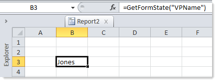 Using form state values in the active client spreadsheet