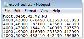 Placing data export tags in a sheet