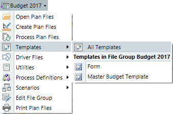 Managing templates