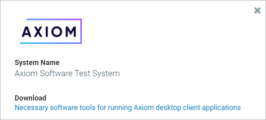 Installing the Axiom Client