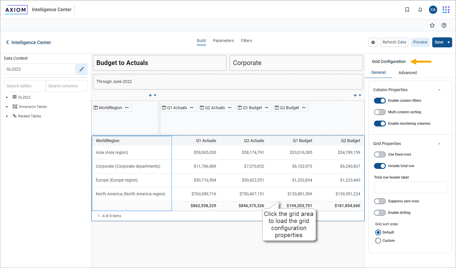 Creating new web reports