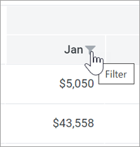 Viewing and exploring data in web reports