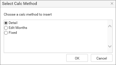 Inserting calc methods in an Axiom form