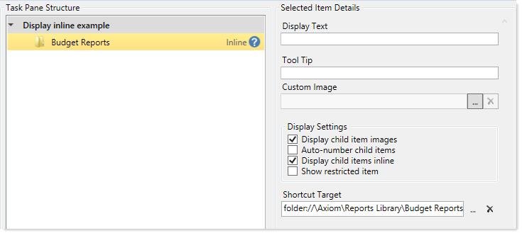 Task pane design considerations