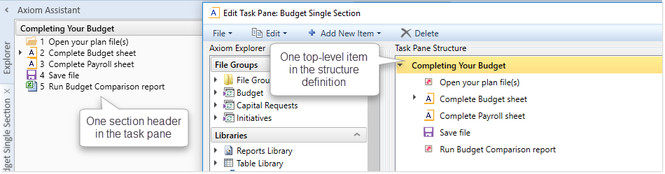 Task pane design considerations