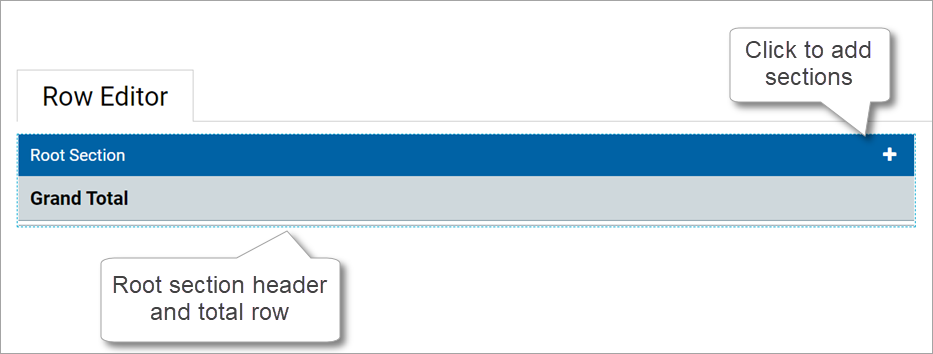 Using the Row Editor